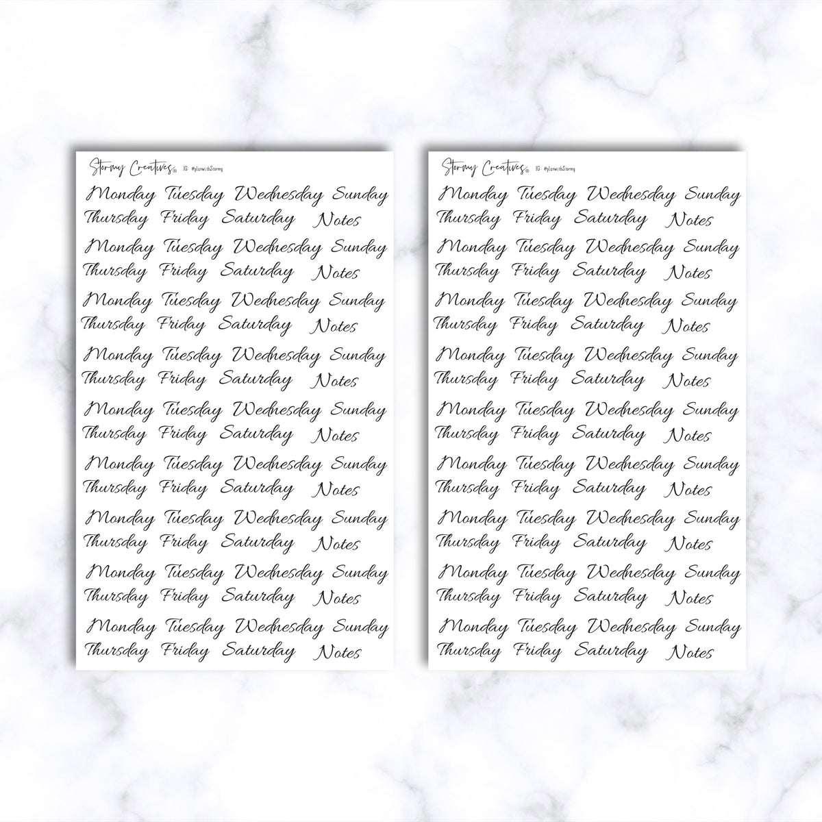 Essentials Calendar Planner and Journaling Stickers Starter Kit ...