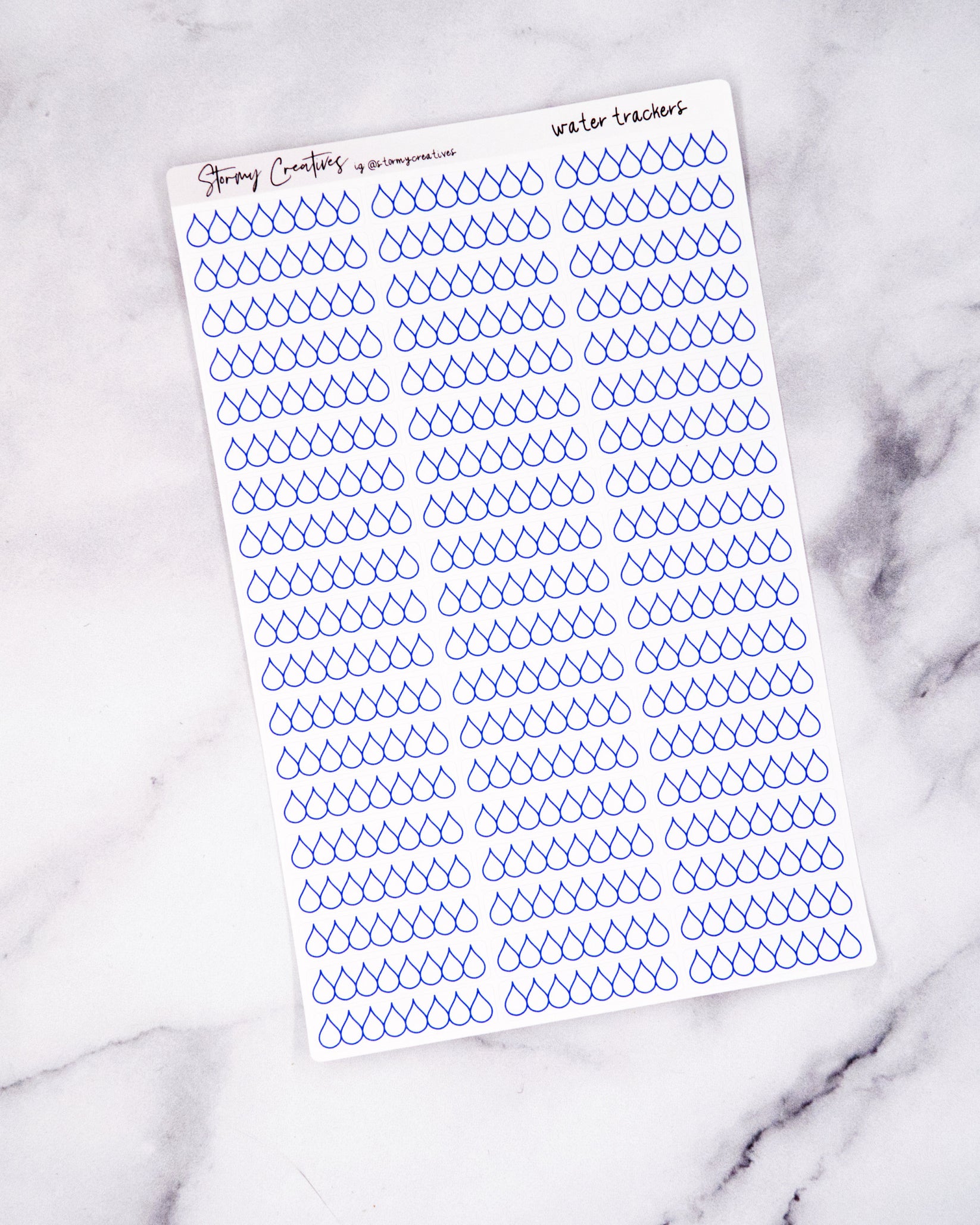 Water Tracker Stickers – StormyCreatives