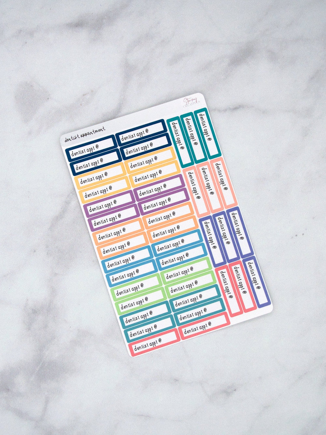 Dentist Appointment Labels – StormyCreatives