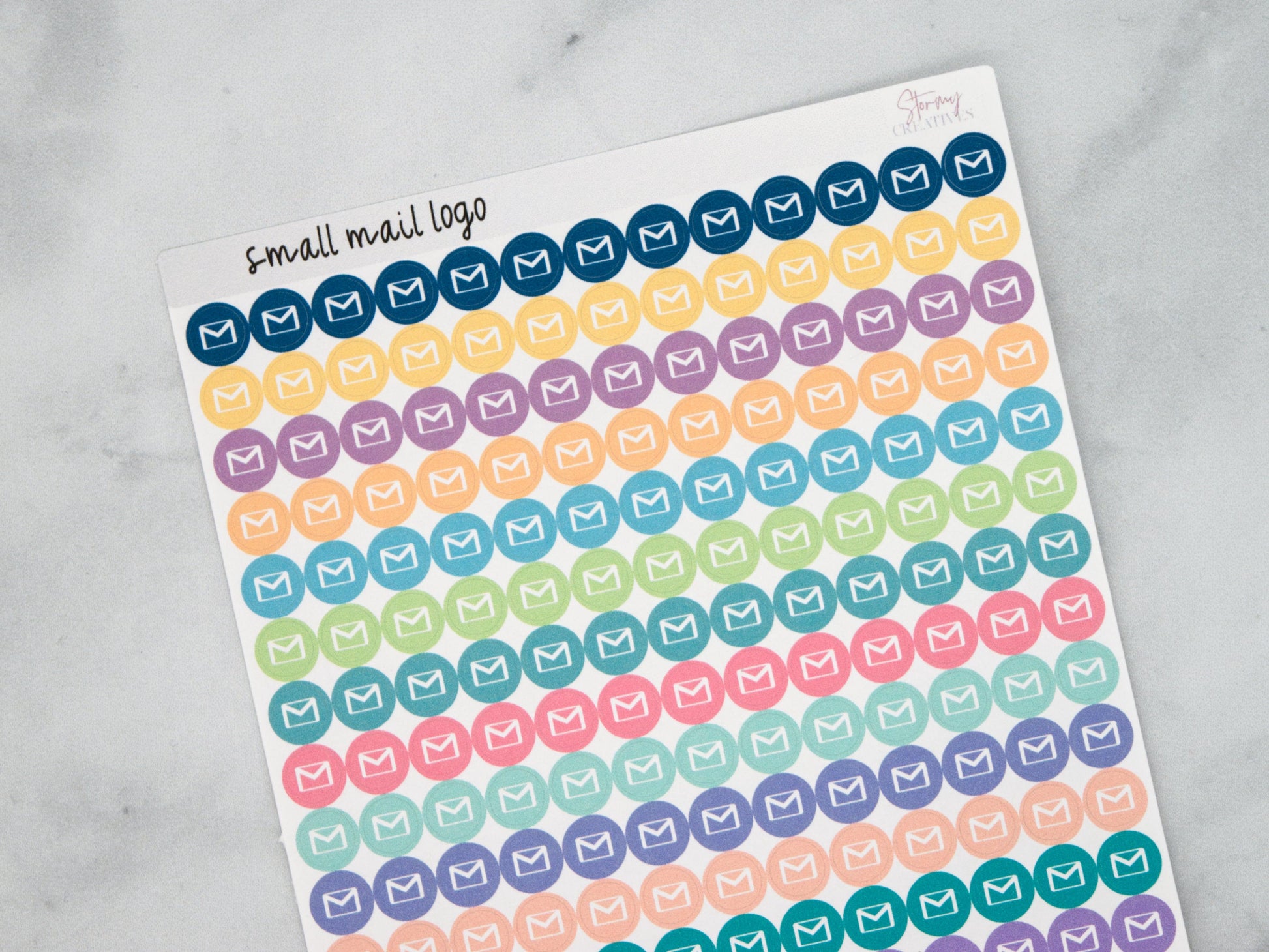 Small Mail, Email Dot Stickers – StormyCreatives